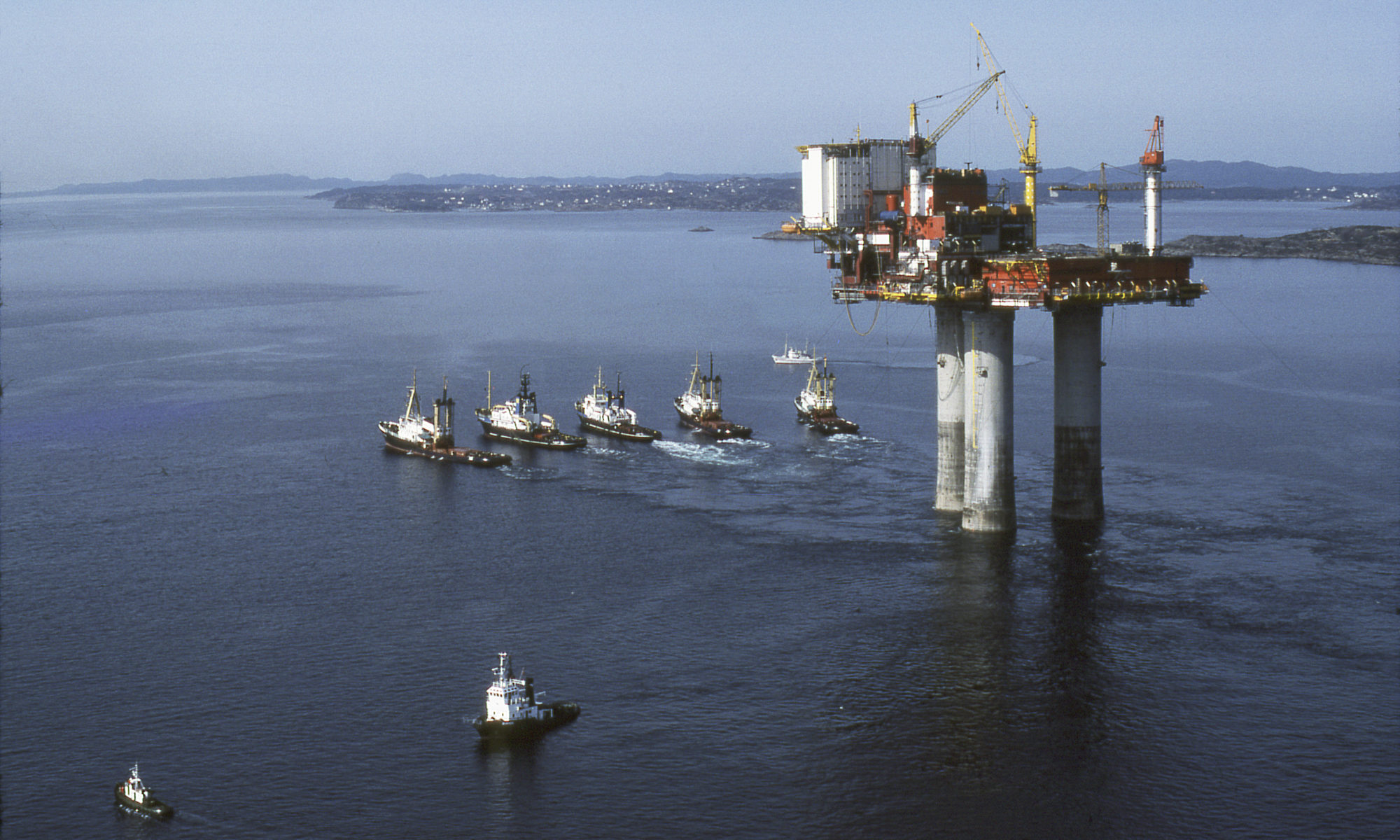 On the way to work – Statfjord